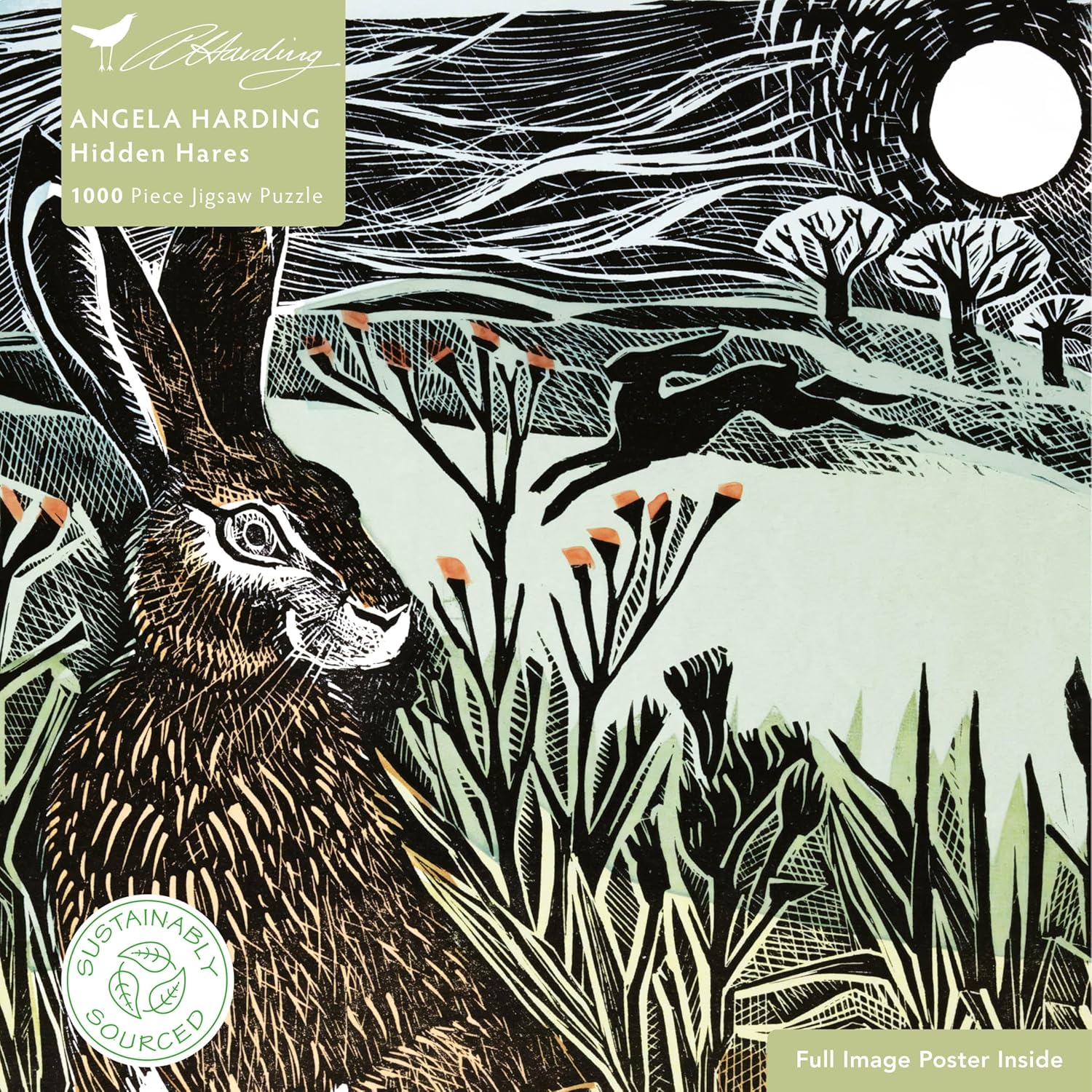 Hidden Hares Jigsaw - Angela Harding - Falcon Boats