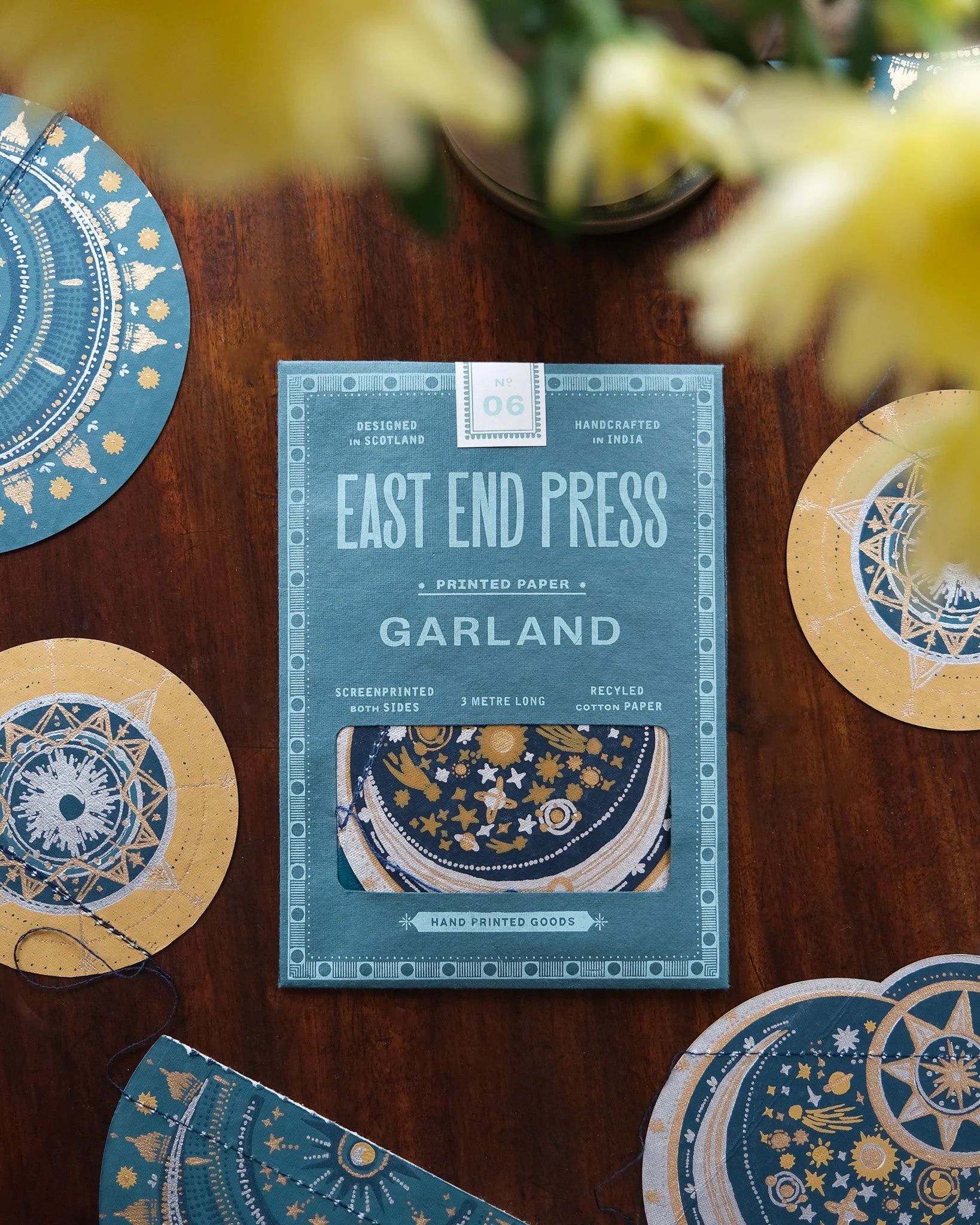 East End Press - Celestial, Sewn Garland - Falcon Boats
